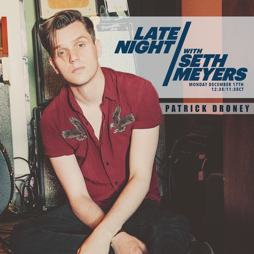 Patrick Droney Plays Late Night with Seth Meyers