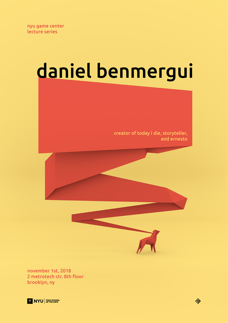 NYU Game Center Lecture Series Presents Daniel Benmergui
