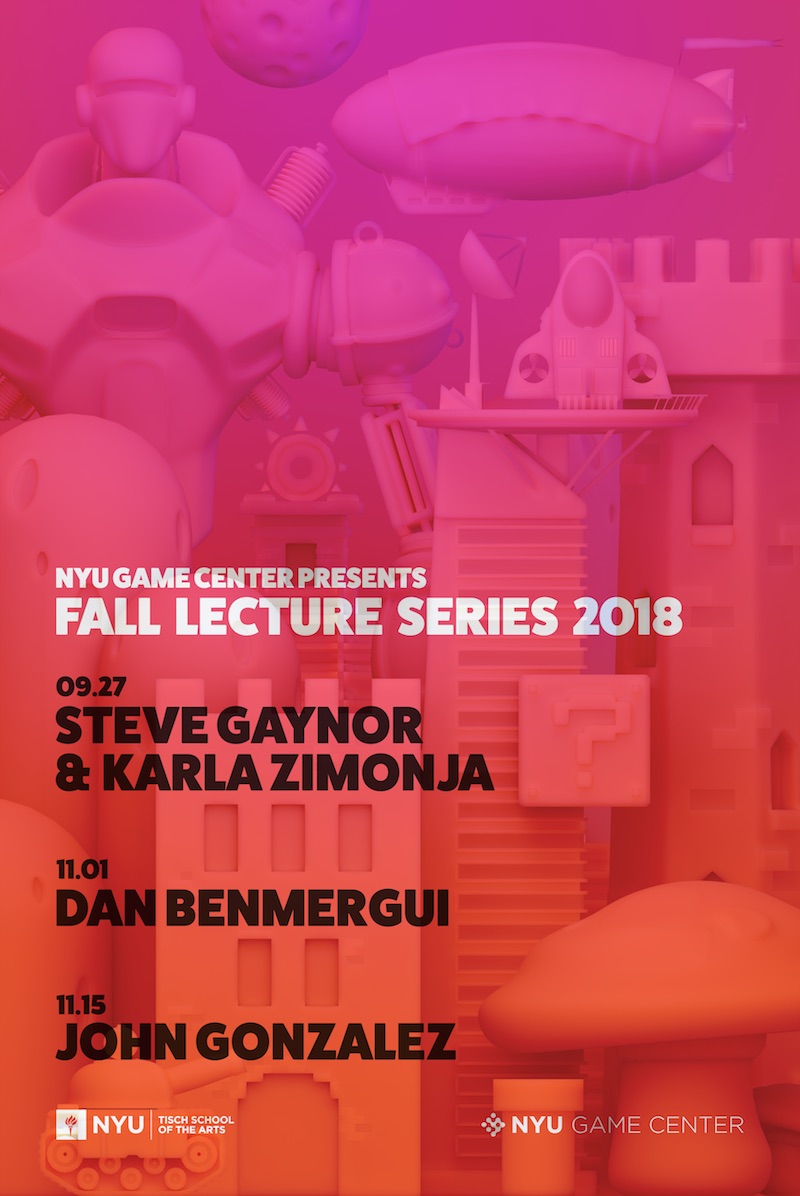 NYU Game Center Lecture Series Presents John Gonzalez